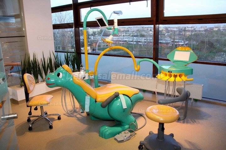 A8000-IIB Lovely Dinosaur Design Children Dental Chair Pediatric Dental ...