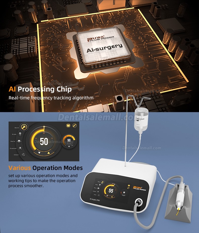 Pluspower® Ai Surgery Pro Dental Piezosurgery Unit Ultrasonic Piezo ...