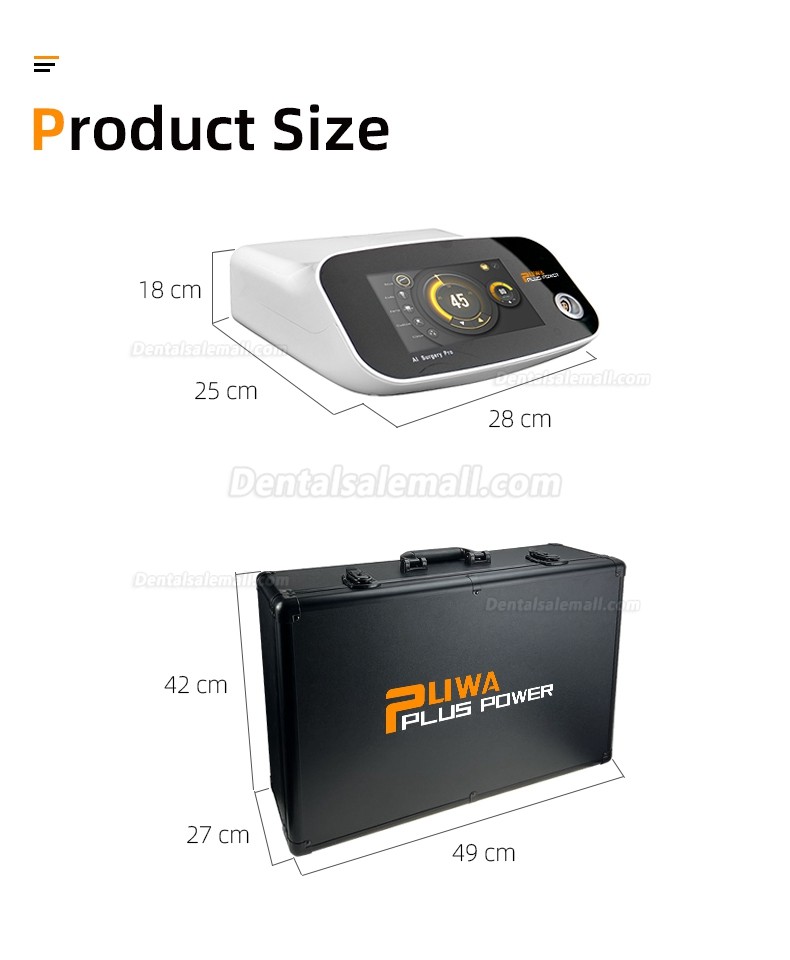 Pluspower® Ai Surgery Pro Dental Piezosurgery Unit Ultrasonic Piezo ...