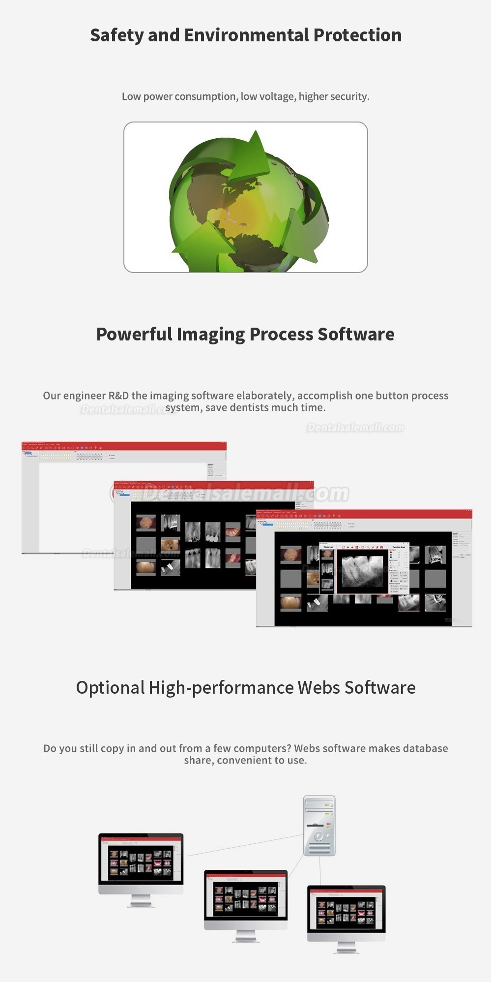 Handy HDS-500 PSP Scanner Digital Dental Imaging Phosphor Plate Scanner ...