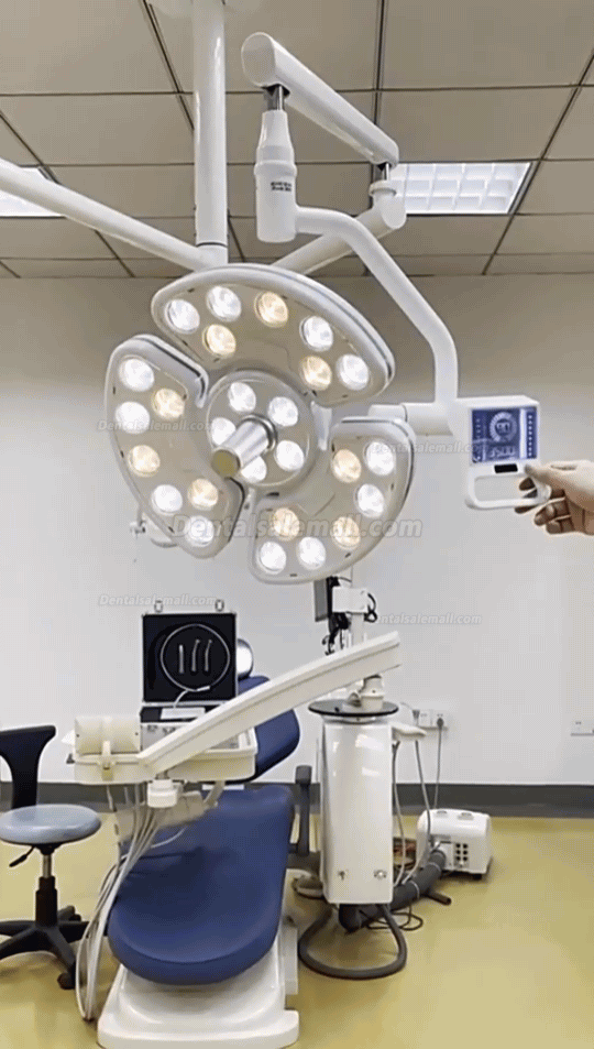 Dental Ceiling Mounted LED Operation Light 26 LEDs Shadowless Surgical ...