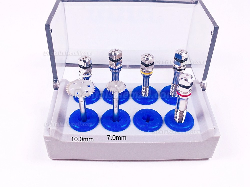 8pcs/set Dental Implant Surgical Bone Expander Screws Saw Tool Kit at ...