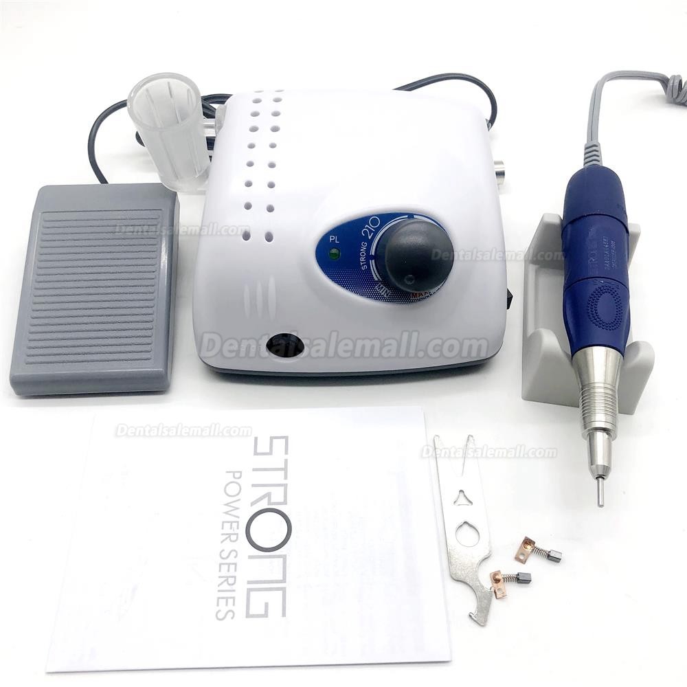 Dental Lab Micromotor STRONG 210 +STRONG 102L 35K 35000RPM Polishing ...