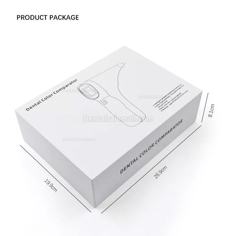 Dental LED Tooth Whitening Color Comparator Digital Colormeter with ...