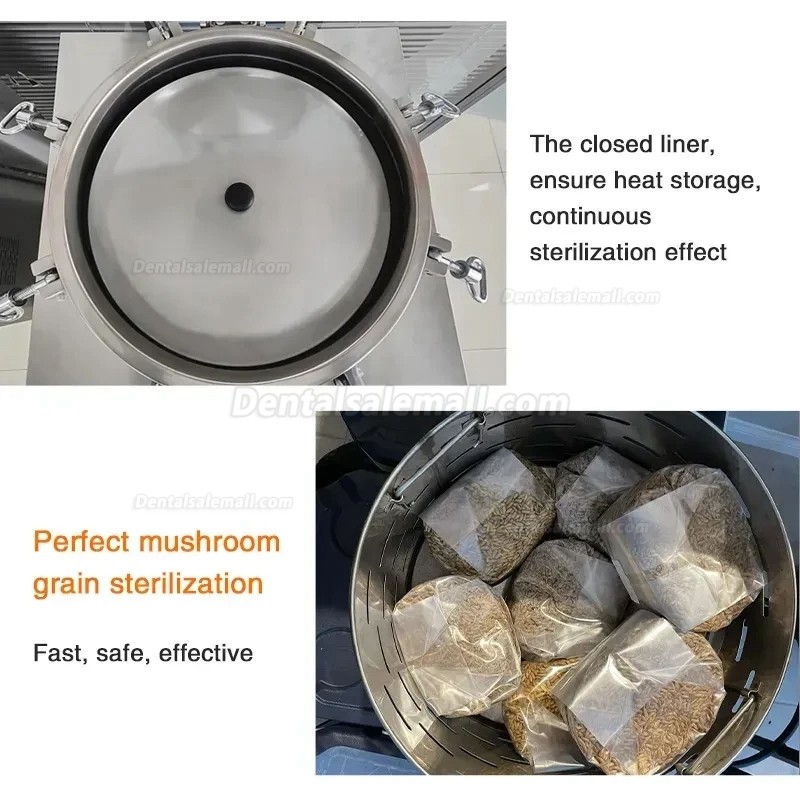35L-150L Tabletop Portable Automatic Large Vertical High Pressure Steam ...