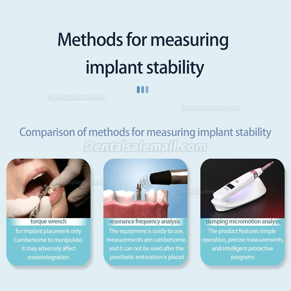 YAHOPE iCHECK Handheld Dental Implant Stability Meter Implant Stability ...