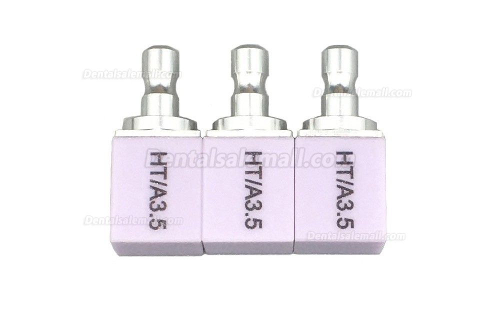 5Pcs C14 Dental Lithium Disilicate Glass Ceramic Blocks CEREC Emax for ...