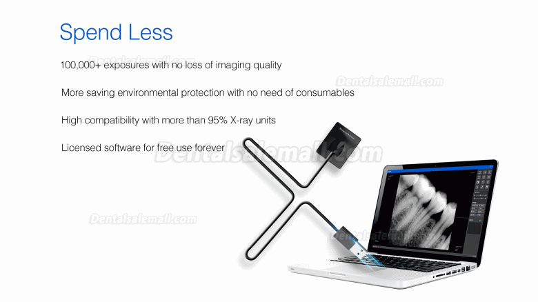 Runyes DR730 Dental Digital X-ray Sensor Intraoral Sensor Image System ...