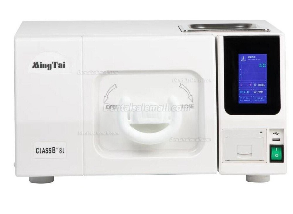 8L Dental Steam Autoclave Class B for Dental Implant Instrument ...