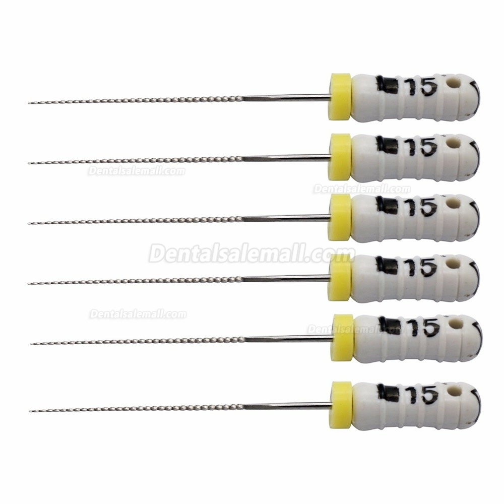10 Packs Dental Endodontics K File 6# 8# 15# 20# 25# 30# 35# 40# 21mm ...