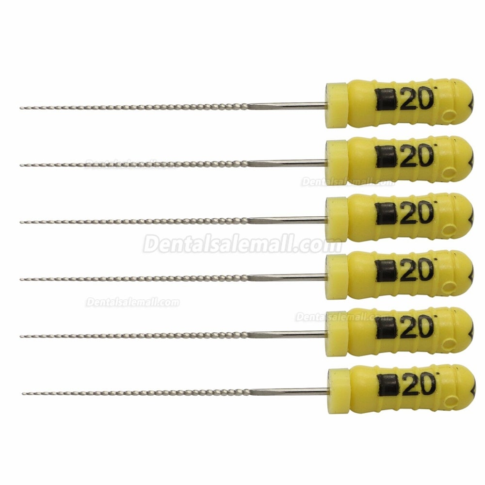 10 Packs Dental Endodontics K File 6# 8# 15# 20# 25# 30# 35# 40# 21mm ...