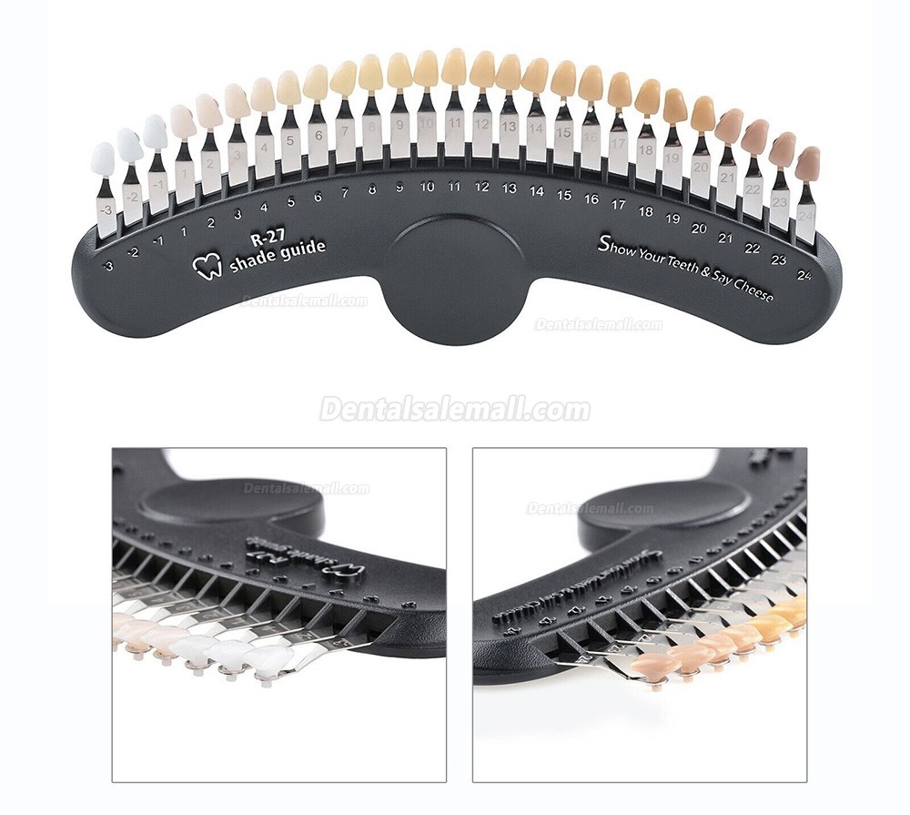 27 Colors Teeth Whitening 3D Shade Guide Tooth Bleaching Color Chart ...