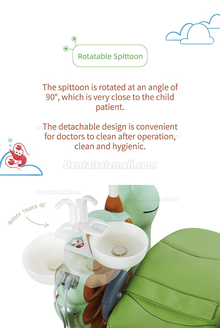 Gladent® GD-S800 Children Dental Chair Unit Electric Kids Dental Chair ...